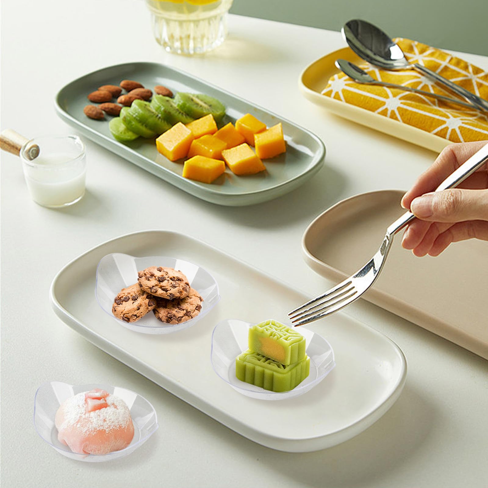 Mini Dessert Plates Wholesale Kitchen Accessory 180ml 6oz Sugar Water