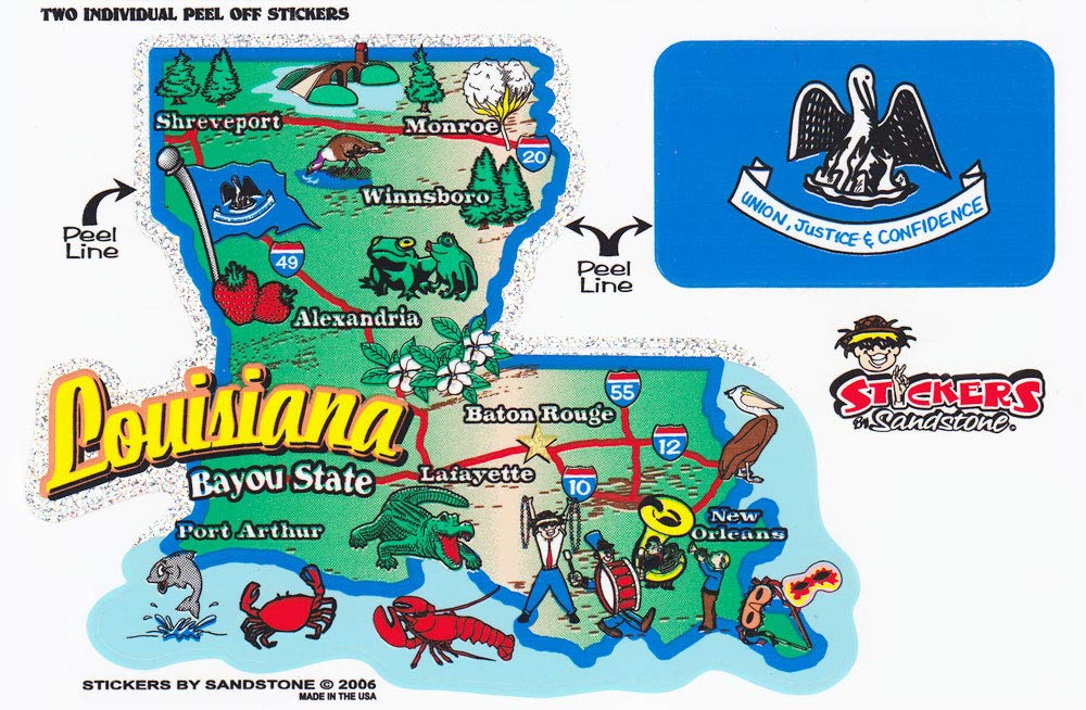 Louisiana State Map
