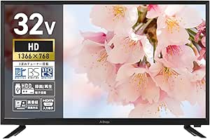 Amazon.co.jp: Tokyo Deco i001 32 V Type Terrestrial BS 110 Degree CS LCD TV with W Tuner, High ...