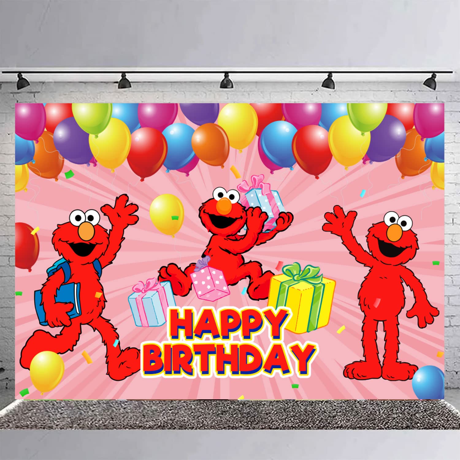 Happy Birthday Elmo Banner Elmo Banner Party Rentals In Colorado