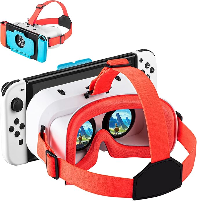 BOLLFO VR Headset for Nintendo Switch/Nintendo Switch OLED, Switch VR ...