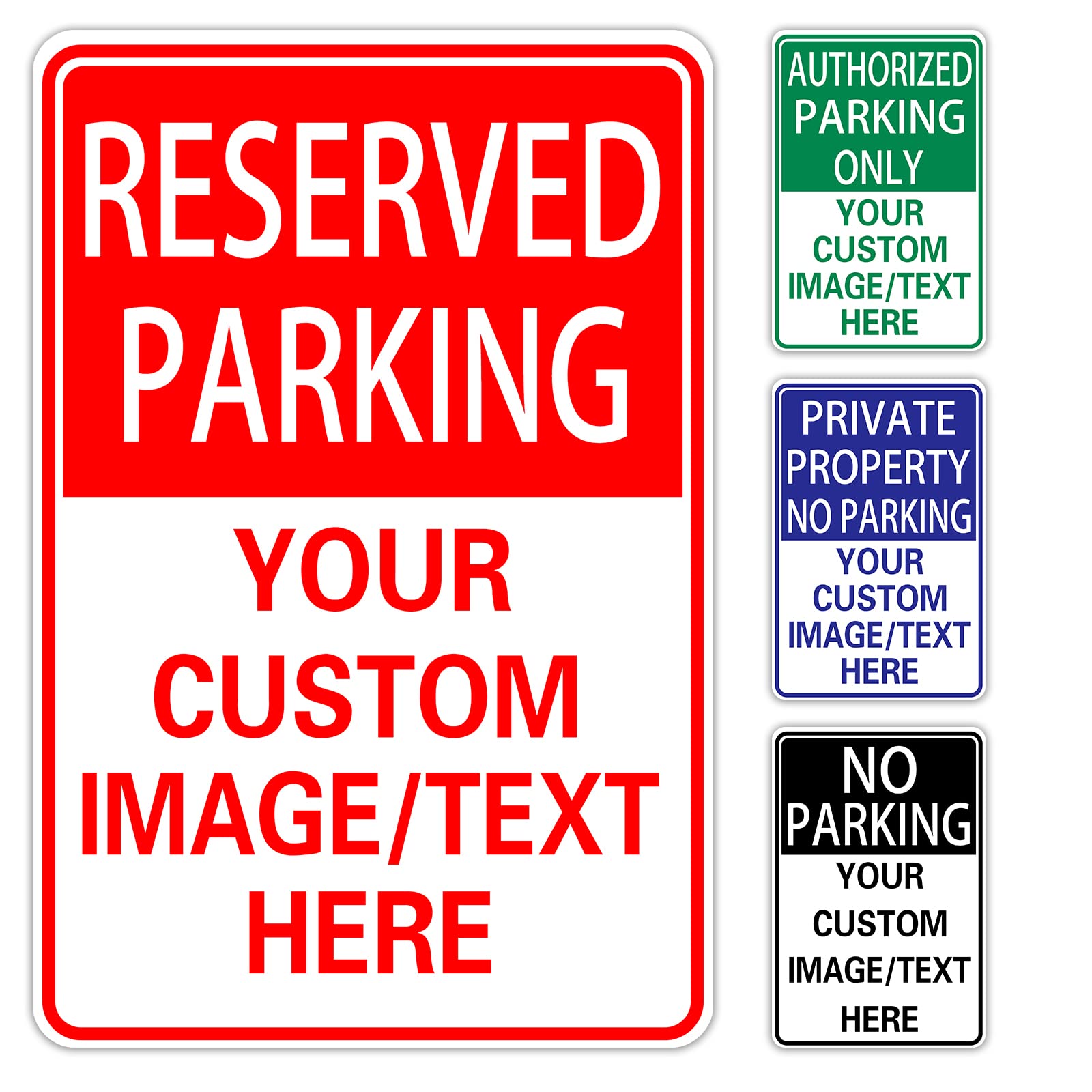 Amazon.com: Reserved Parking Sign Custom Parking Sign for Parking Lots ...