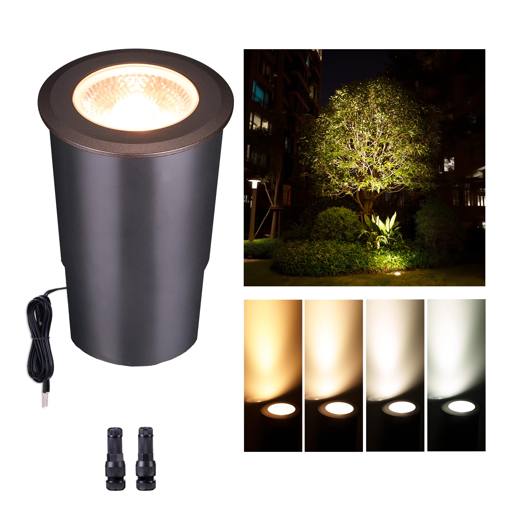 Varmtalys Low Voltage Well Lights - 5 Colors Temp IP67 Outdoor In ...
