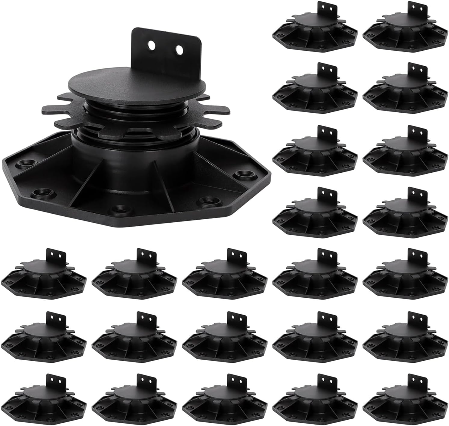 YGMG 24 Pack Adjustable Decking Pedestals (30-60mm) – Heavy Duty ...