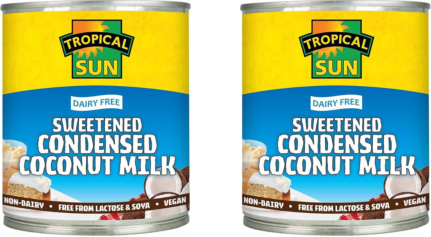 Tropical Sun Sweetened Condensed Coconut Milk 320ml (Pack of 2 ...
