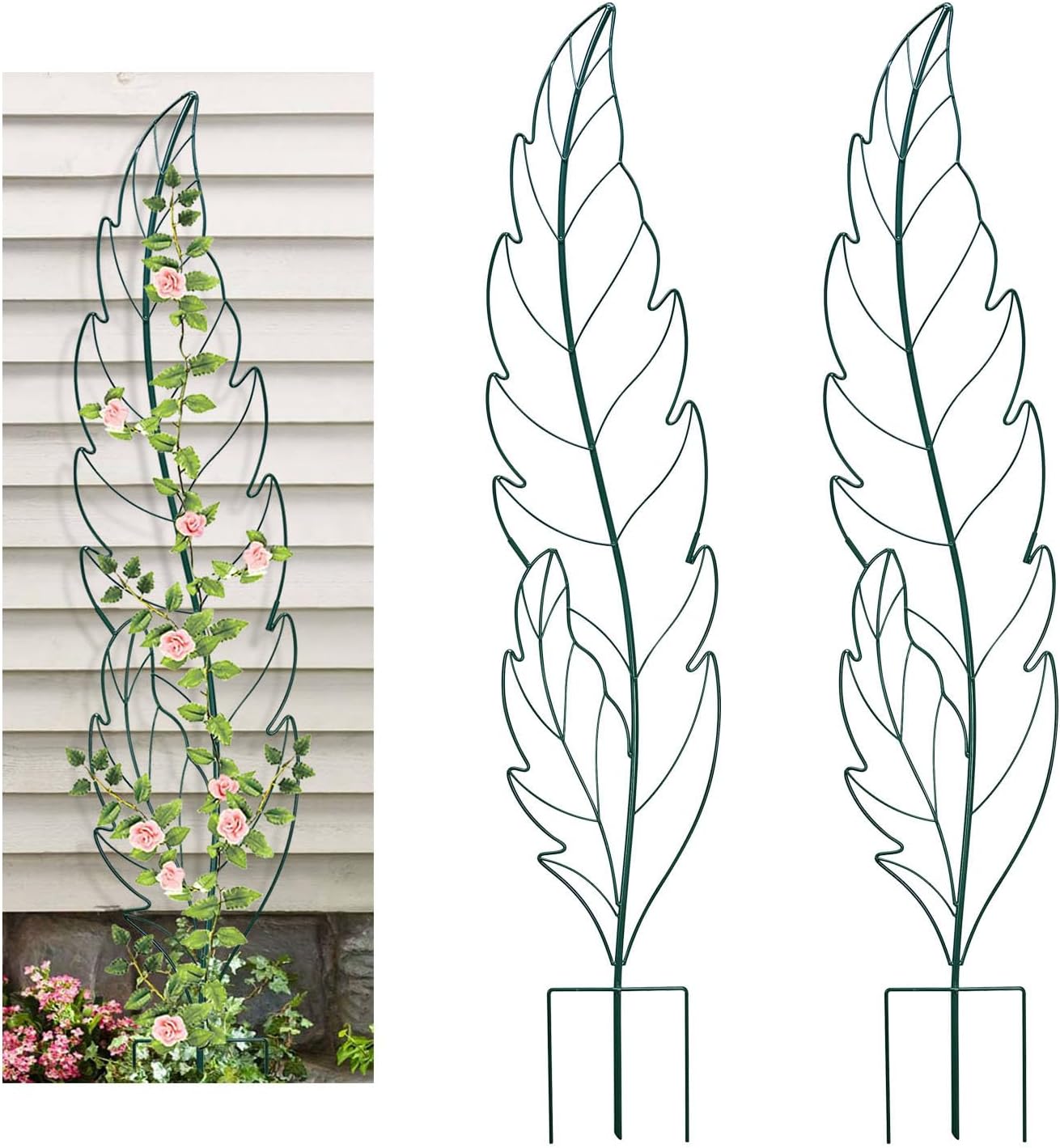 Amazon.com : Green Garden Trellis Plant Support Trellis for Climbing ...