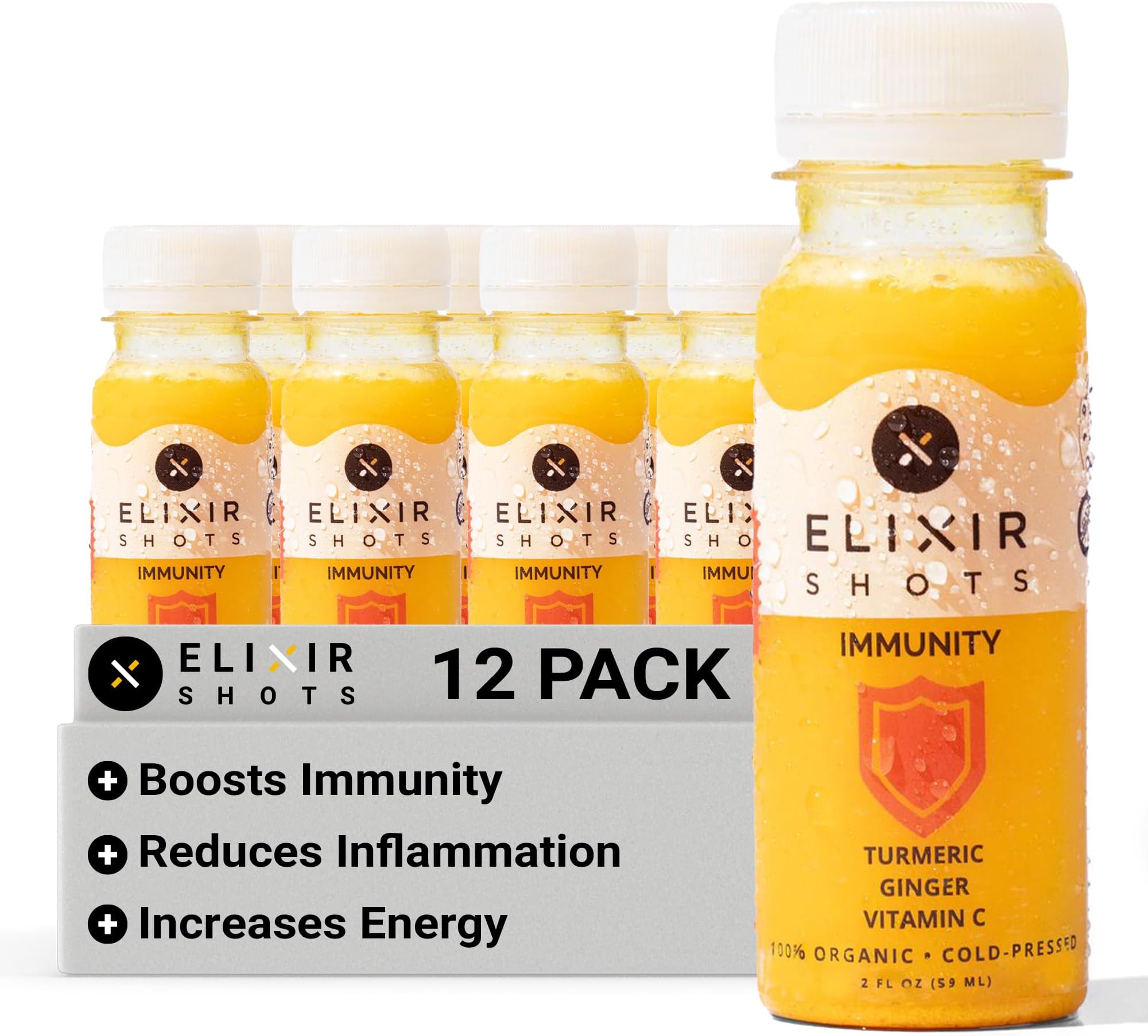 Amazon.com: Vive Organic Detox + Immunity Dual-Boost Shot, Superfood ...