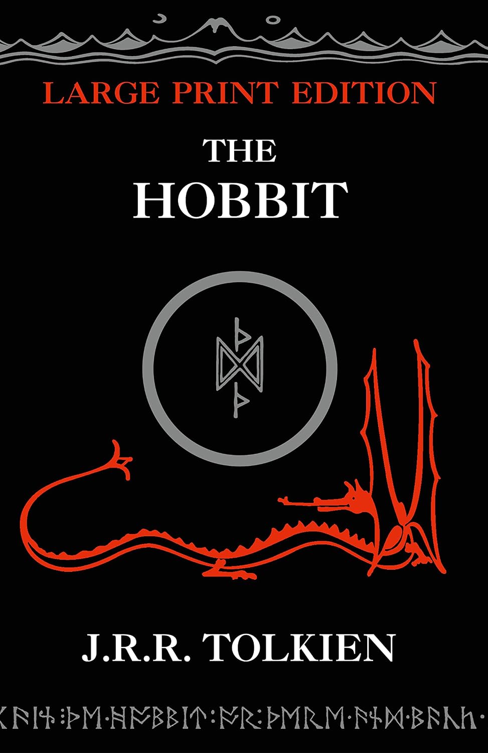 THE HOBBIT [Large type edition]: The Classic Bestselling Fantasy Novel ...
