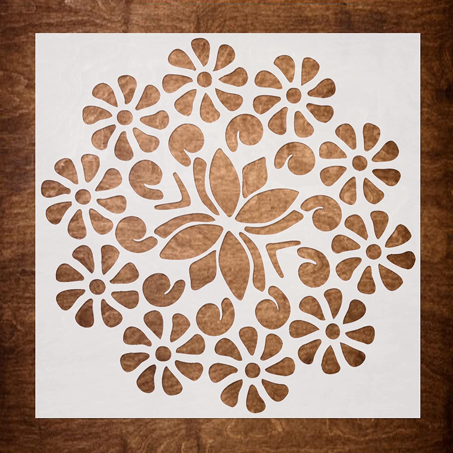 Buy Ivana's Rangoli Stencil for Painting on Wood, Canvas, Paper, Fabric ...