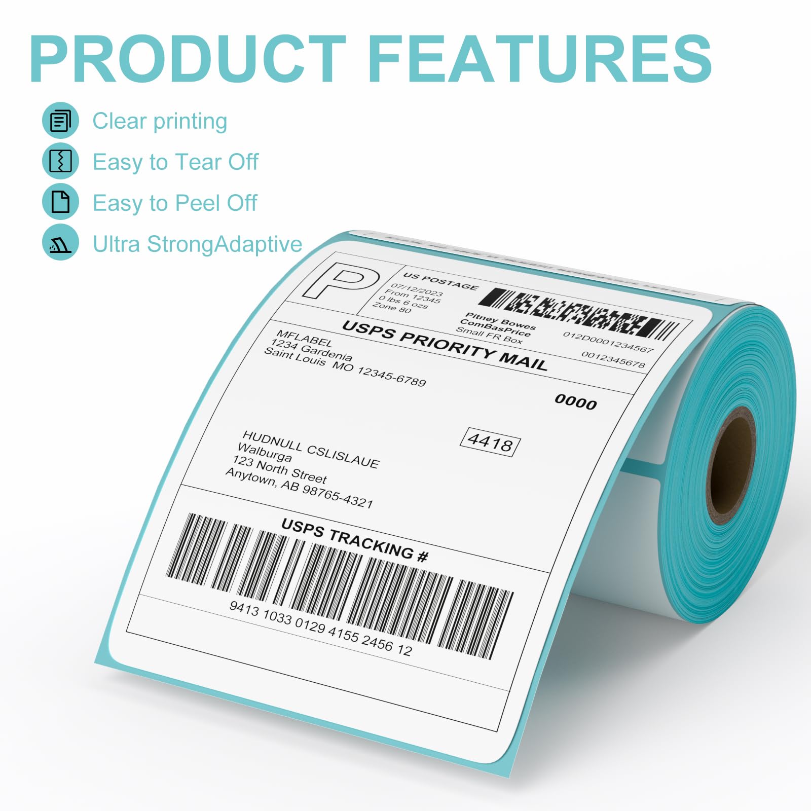 Snapklik.com : MFLABEL Direct Thermal Shipping Label 4x6 For Thermal ...
