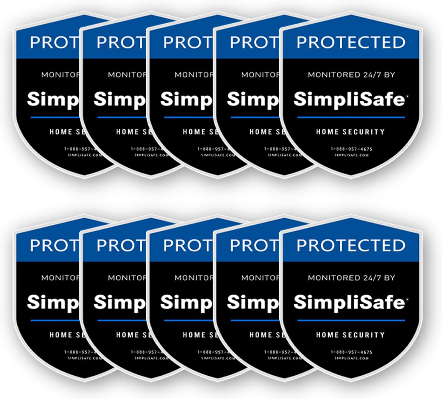 Amazon.com: SimpliSafe Window Decals Pack of 5 : Home & Kitchen