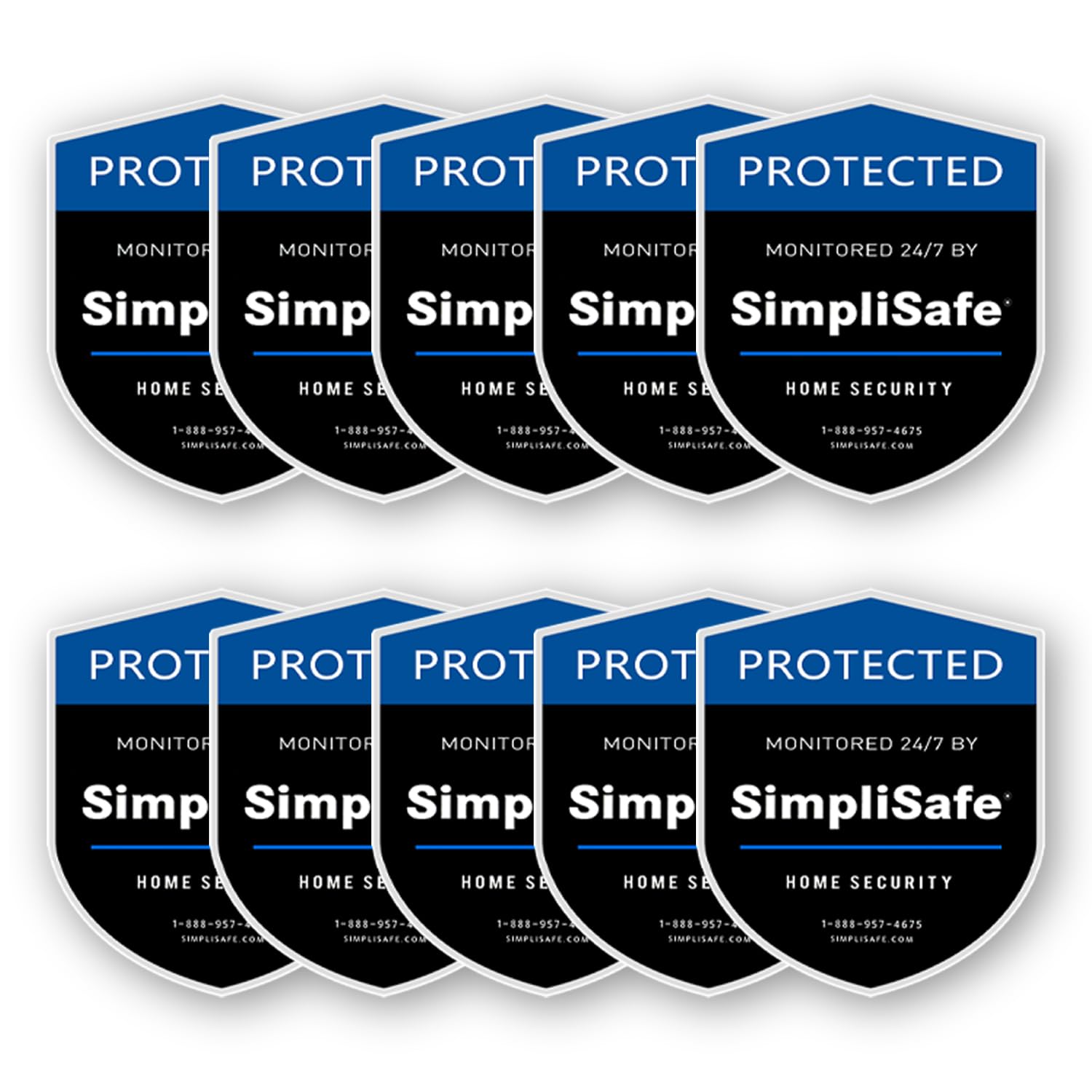 Amazon.com : Door/Window Stickers - Home Security Alarm Decal for ...