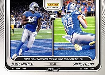 Amazon.com: 2022 Panini Instant Football #95 James Mitchell/Shane ...