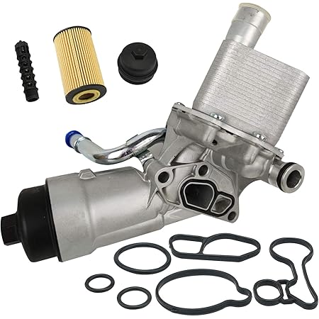Amazon.com: GM Genuine Parts 55596898 Engine Oil Cooler Coolant Inlet ...