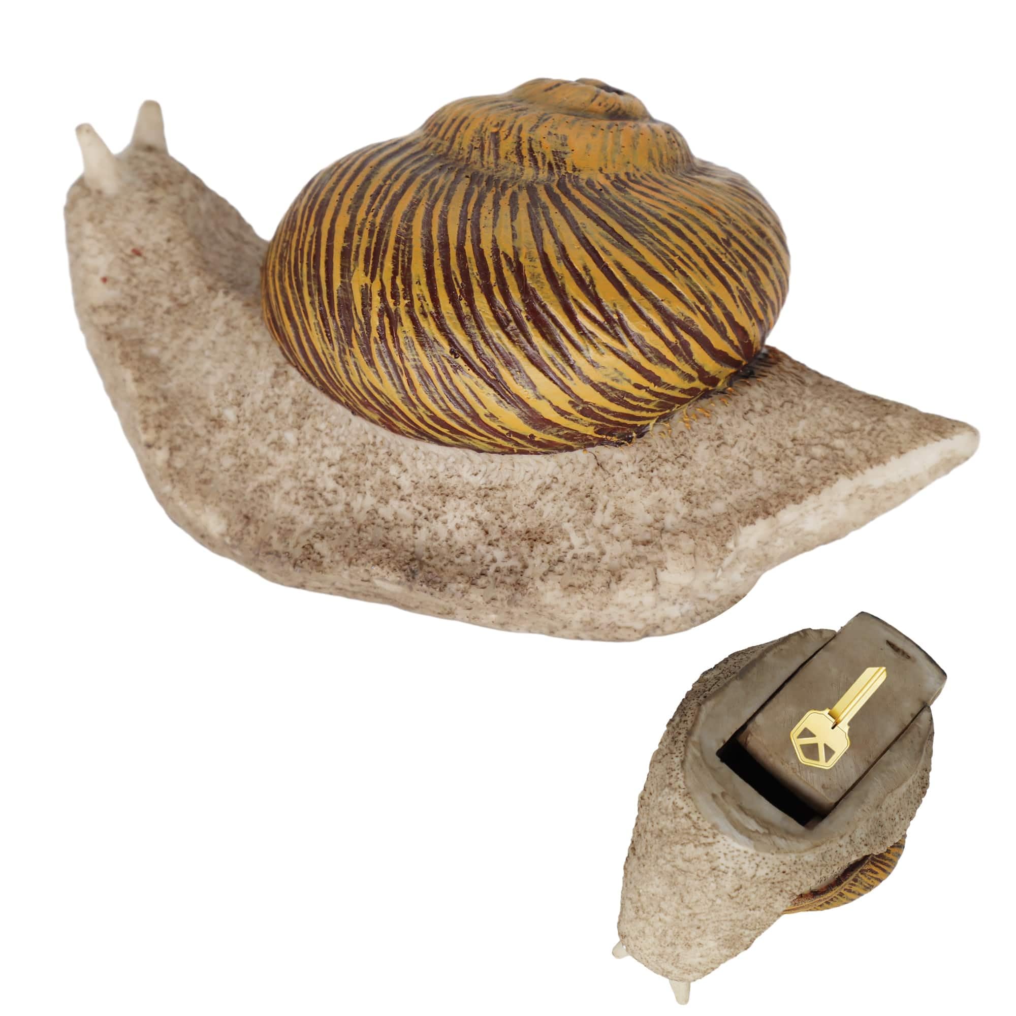 Hide A Key Outdoor Decorative Animal Weatherproof Faux Snail Key Hiders ...