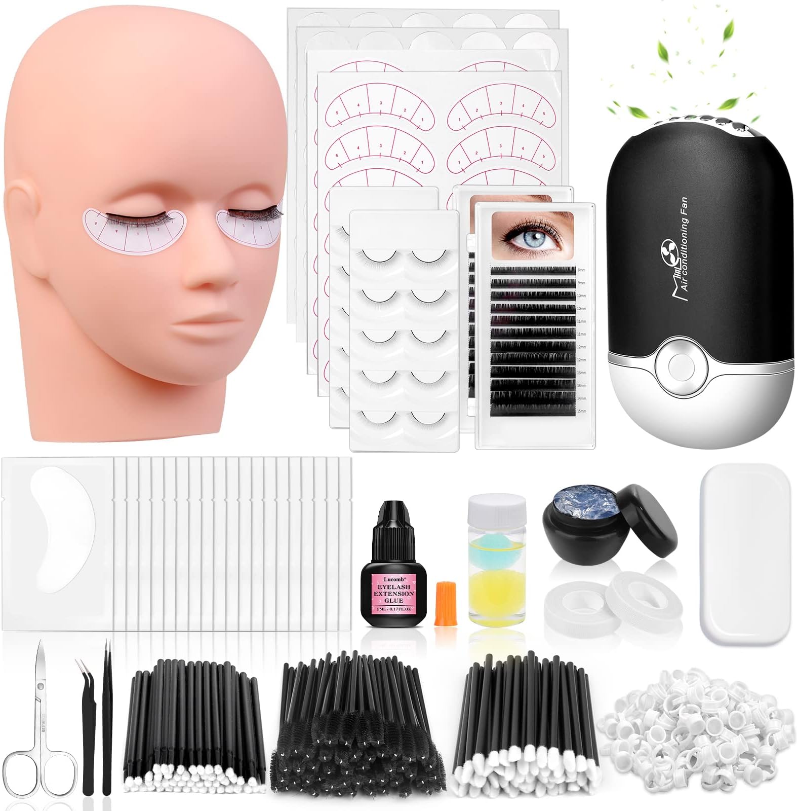 Amazon.com: Rose Manor Lash Eyelash Extension Kit, Lash Kit for Eyelash ...