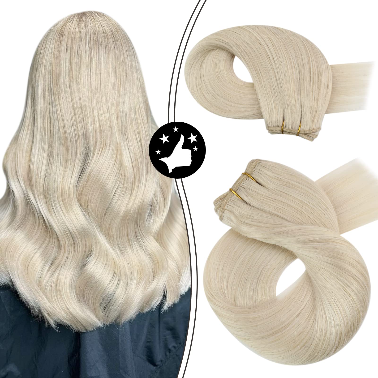 human hair weft bundles NEW Blonde - munimoro.gob.pe