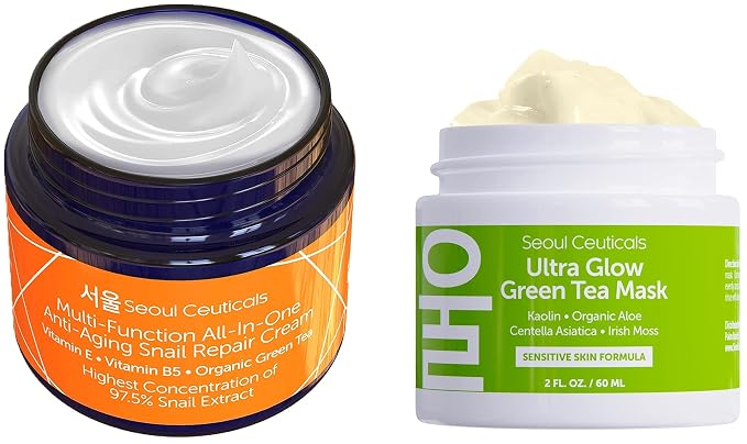 Amazon.com: Korean Skin Care Set - Contains Korean Green Tea Face Mask ...
