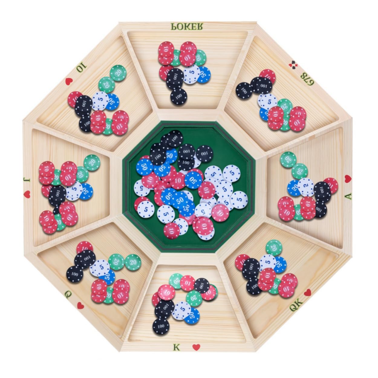 Amazon.com: Detachable Michigan Rummy Deluxe Board Game Set,27.5''L×27. ...