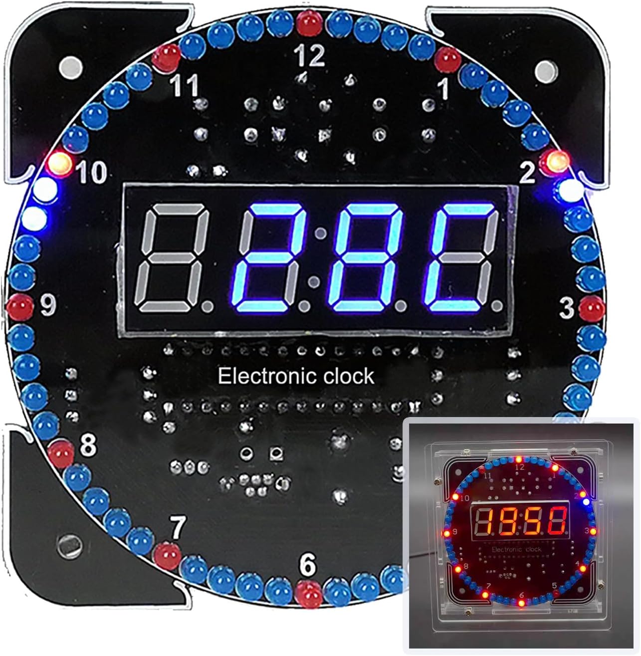 Amazon.com: ISolderStore Electronic DIY Kits 60s Clock Kit Soldering ...