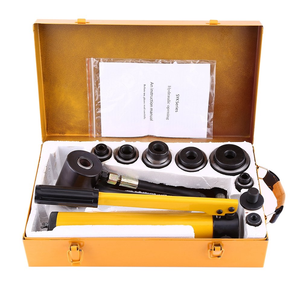 Buy Knockout Punch Set, 10 Ton Manual Hydraulic Hole Punch Opener Kit ...