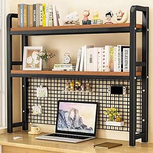 Amazon.co.jp: WowZza Durable Desktop Countertop Hatch Bookshelf ...