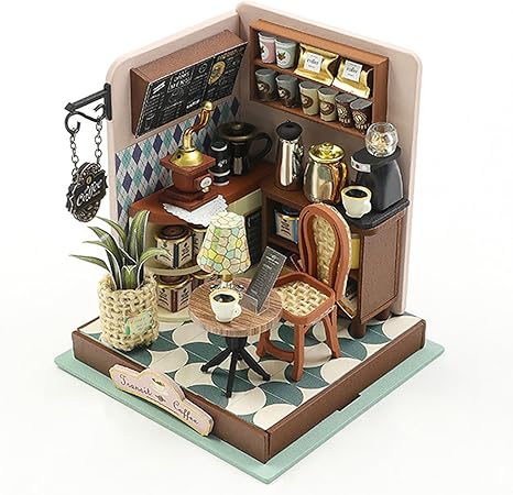Amazon.com: SINNOON DIY Miniature House Kit Arts and Crafts for Adults ...