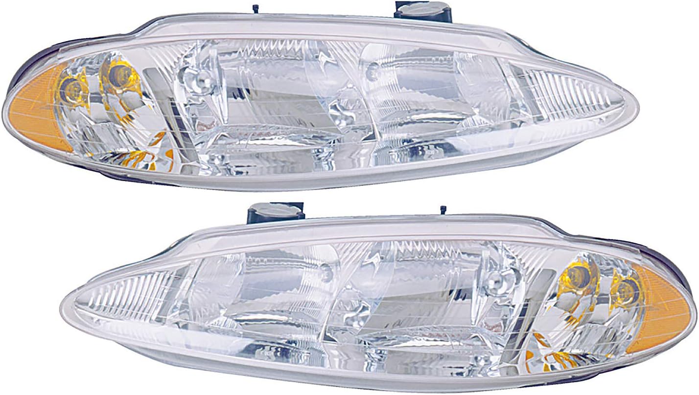 Amazon.com: Gold Shrine For Dodge Intrepid Headlights Lamps Set 1998 ...