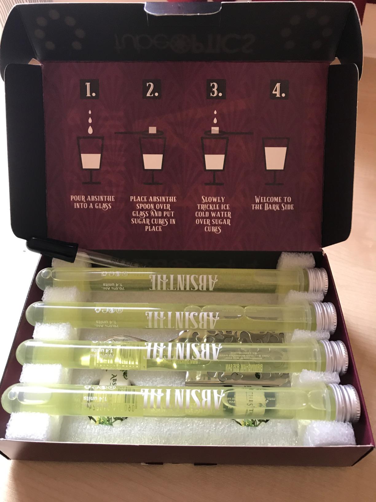 “Green Fairy“ Finest Absinthe 70% ABV 80ml Box Set : Amazon.co.uk: Grocery
