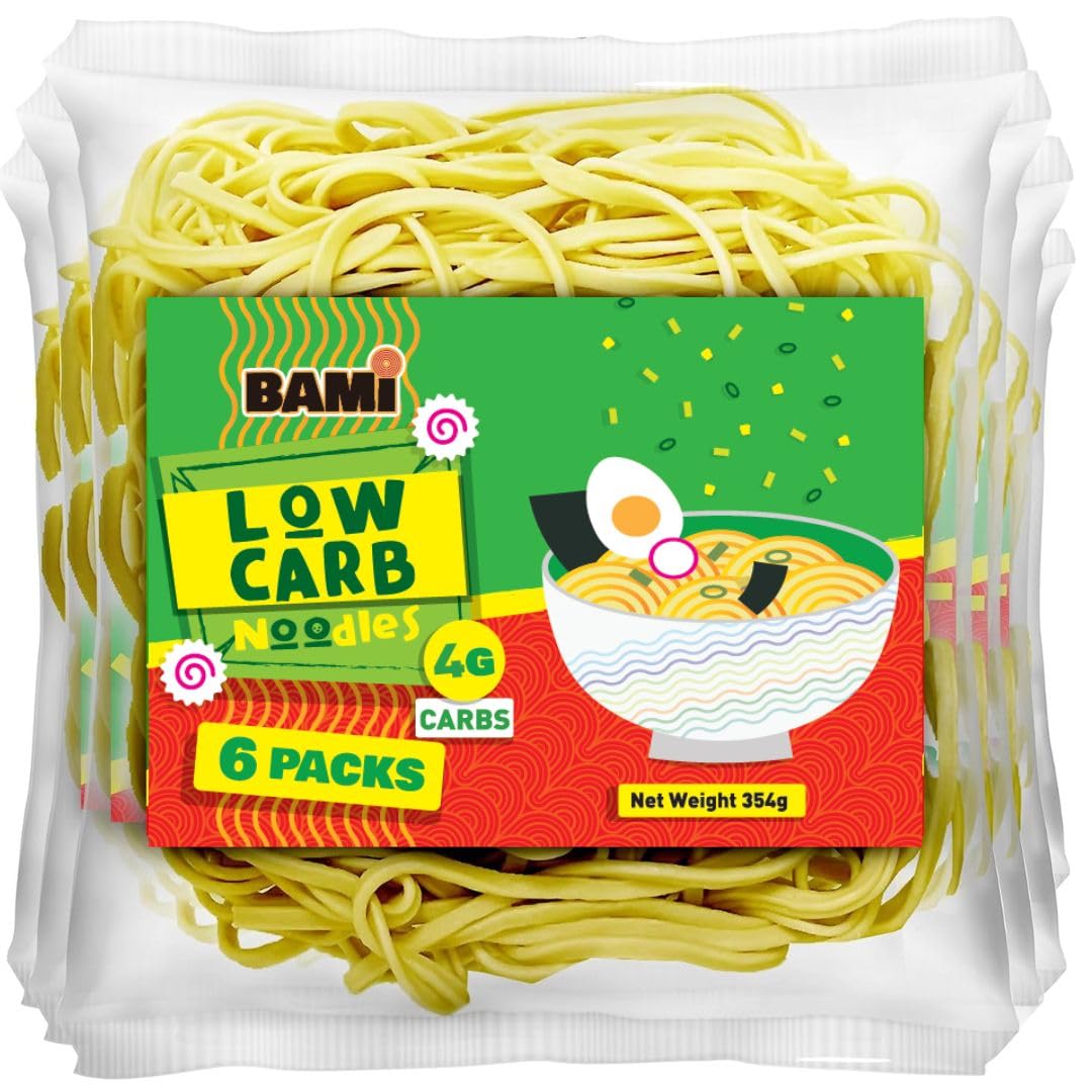 Low Carb Noodles, Keto Ramen Noodles Low Salt, high fibre, high protein ...