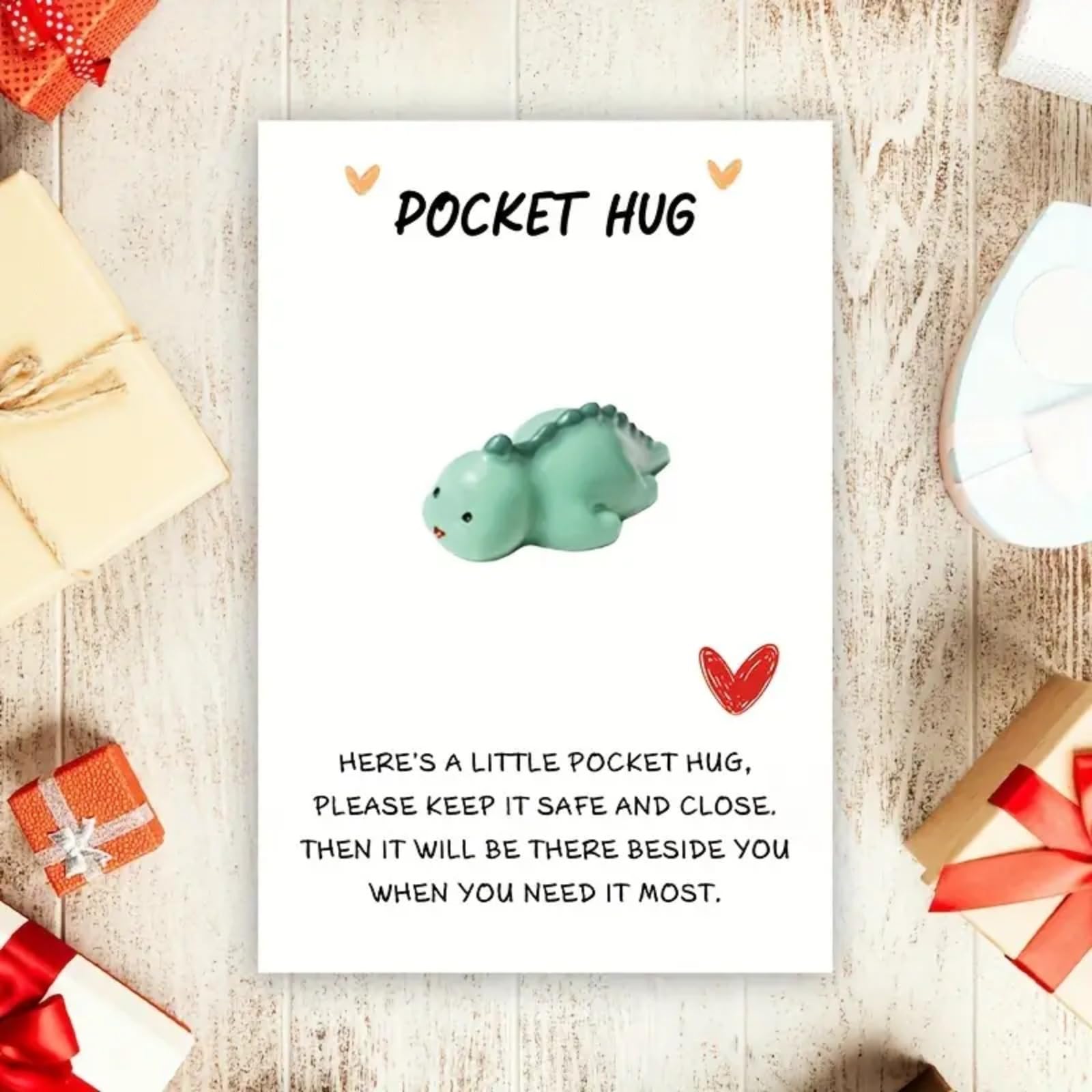 Pocket Dinosaur Hug, Dinosaur Gifts,Mini Animal Pocket Hug Dinosaur ...