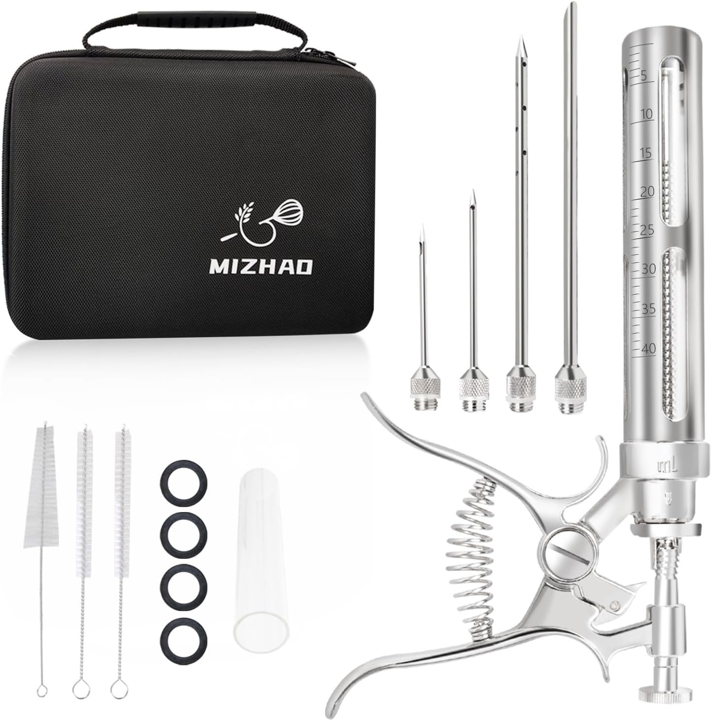 Amazon.com: Premium Meat Injector Kit - Stainless Steel Marinade ...