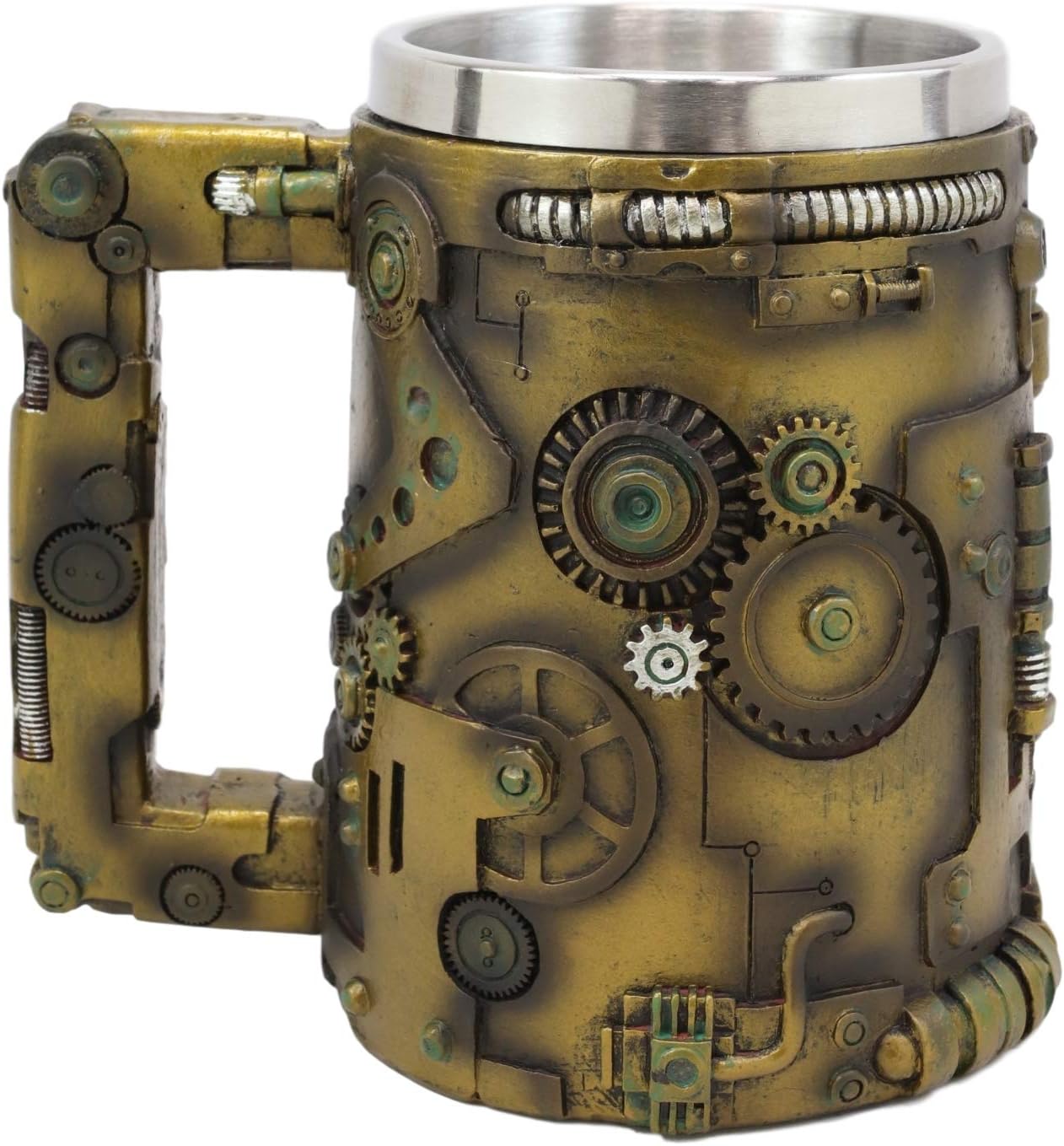Amazon.com: Ebros Gift Rustic Bronze Finish Nautilus Steampunk Pipes ...