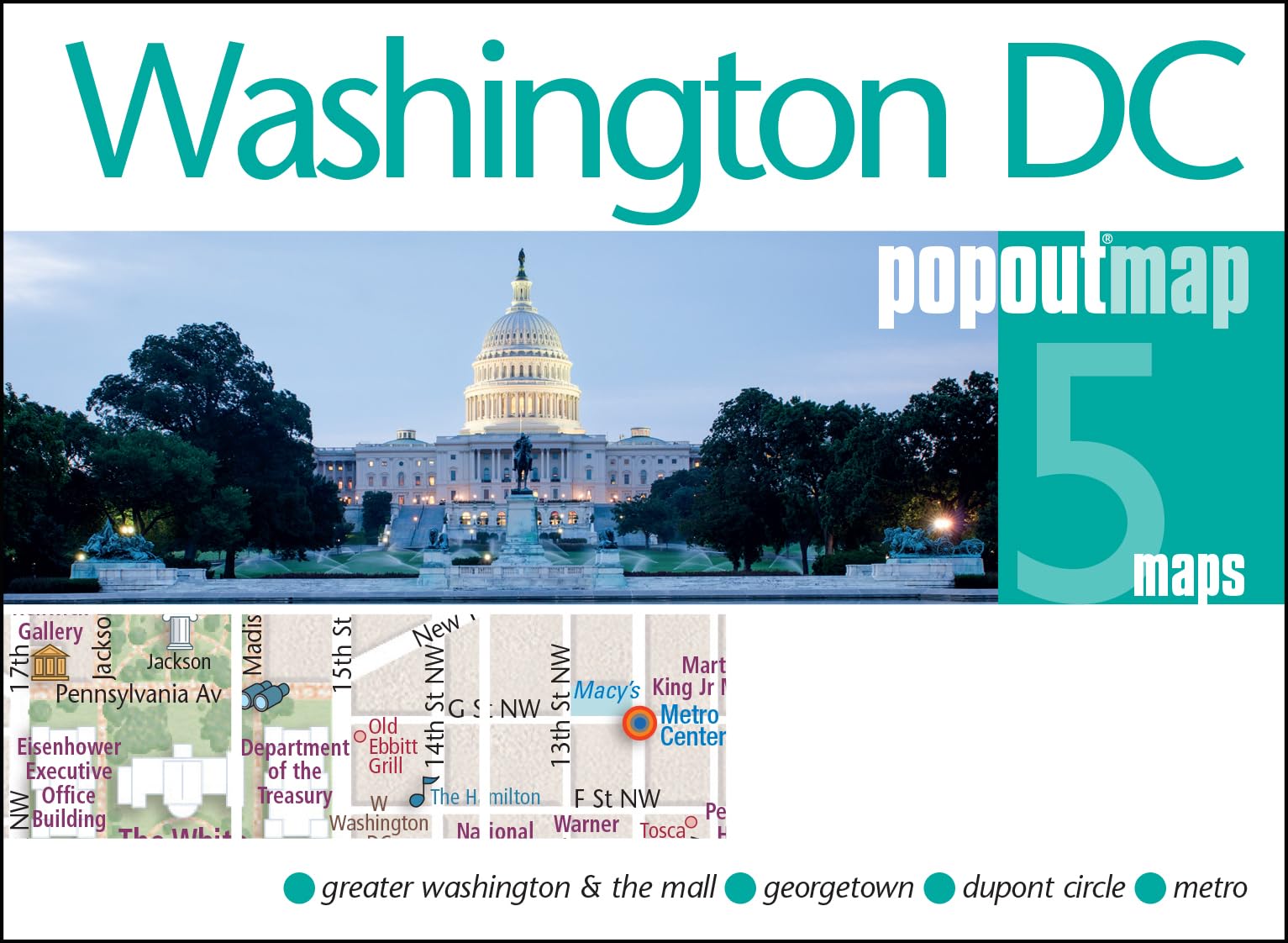 Washington Dc Map Brochure Washington D.C. Map