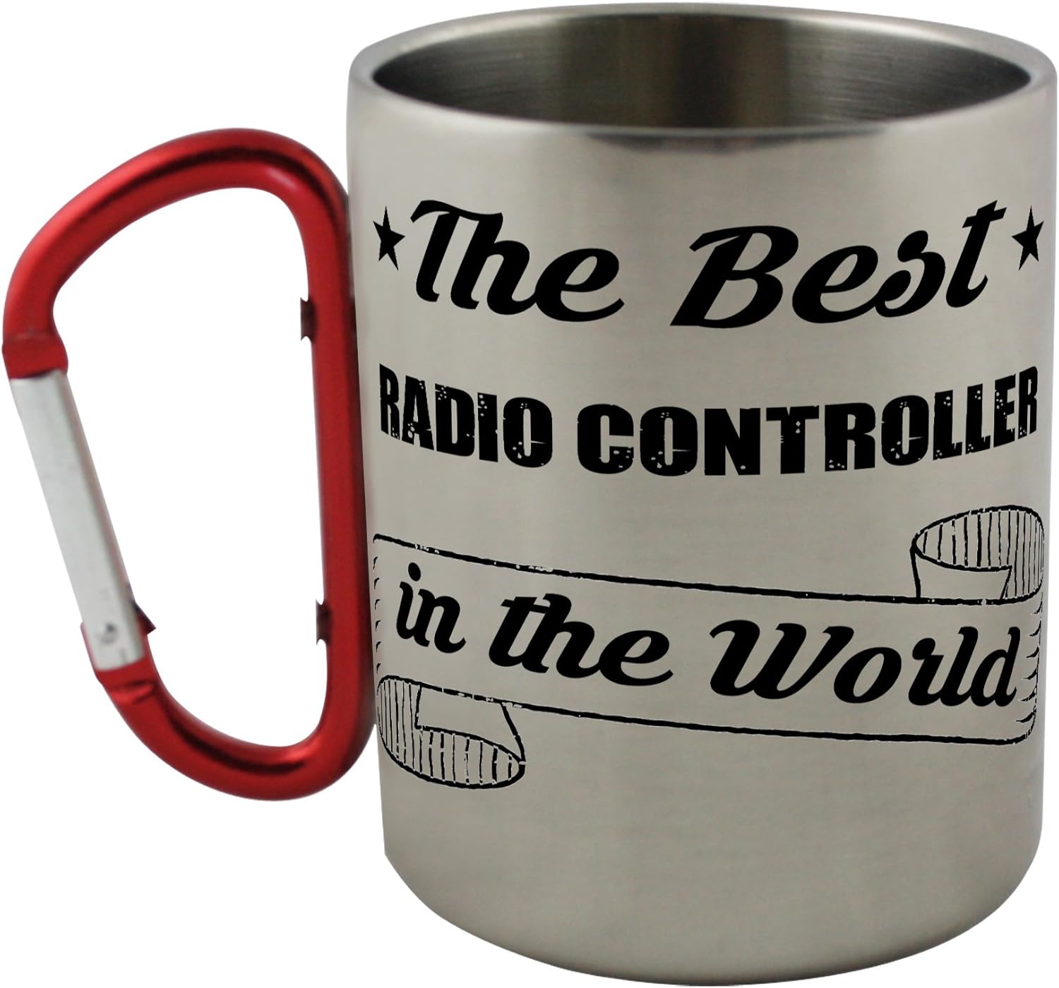 Amazon.com | Stainless steel mug with carabiner handle with THE BEST ...