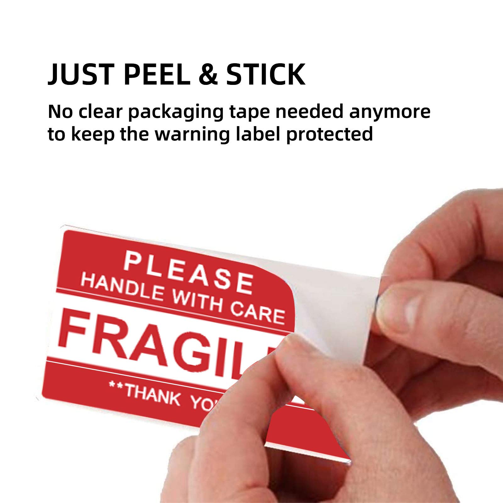 Buy 3" x 2" 500 Labels Fragile Stickers for Moving, LabelChoice Fragile ...