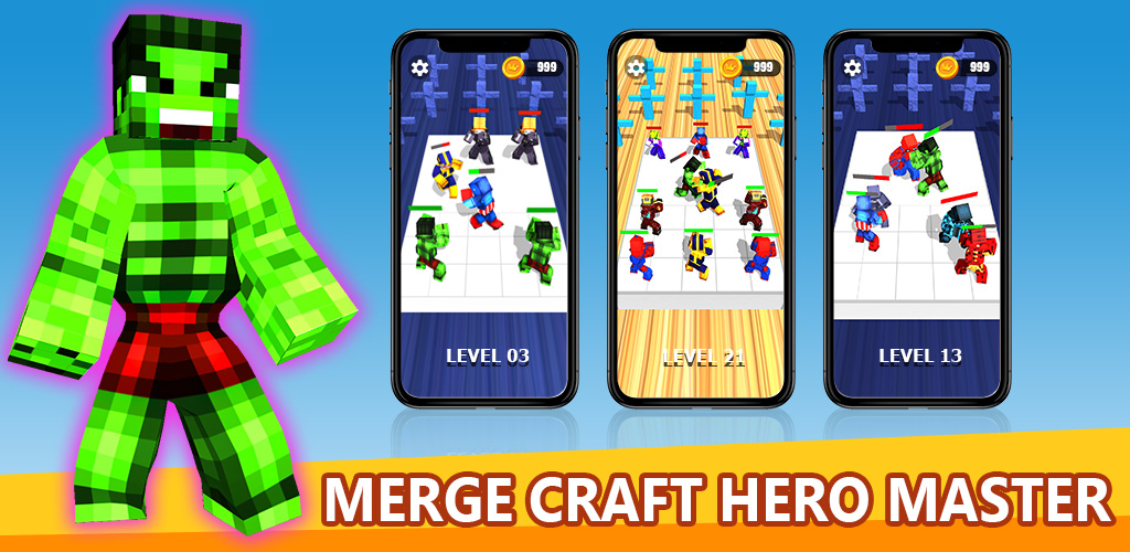 Merge Craft Hero Master! Mashup&Fusion Heroes Fight 3D - Combine Mini ...