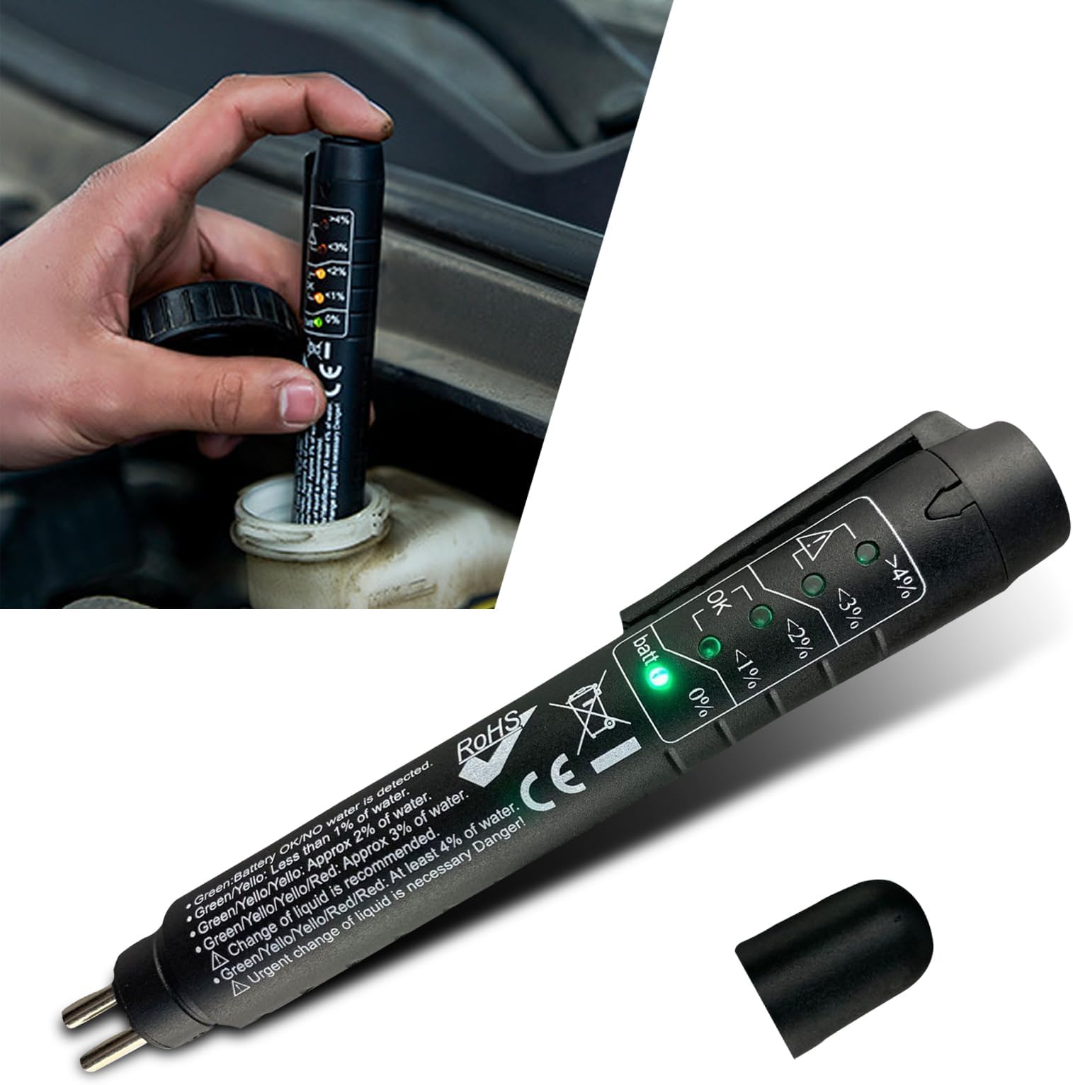 Amazon.com: Augeny Brake Fluid Liquid Tester Pen, Hydraulic Fluid ...