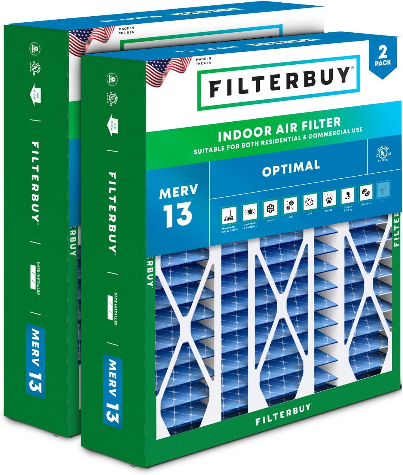 Atomic 20x25x3 Filter Compatible replacement for Carrier Part ...