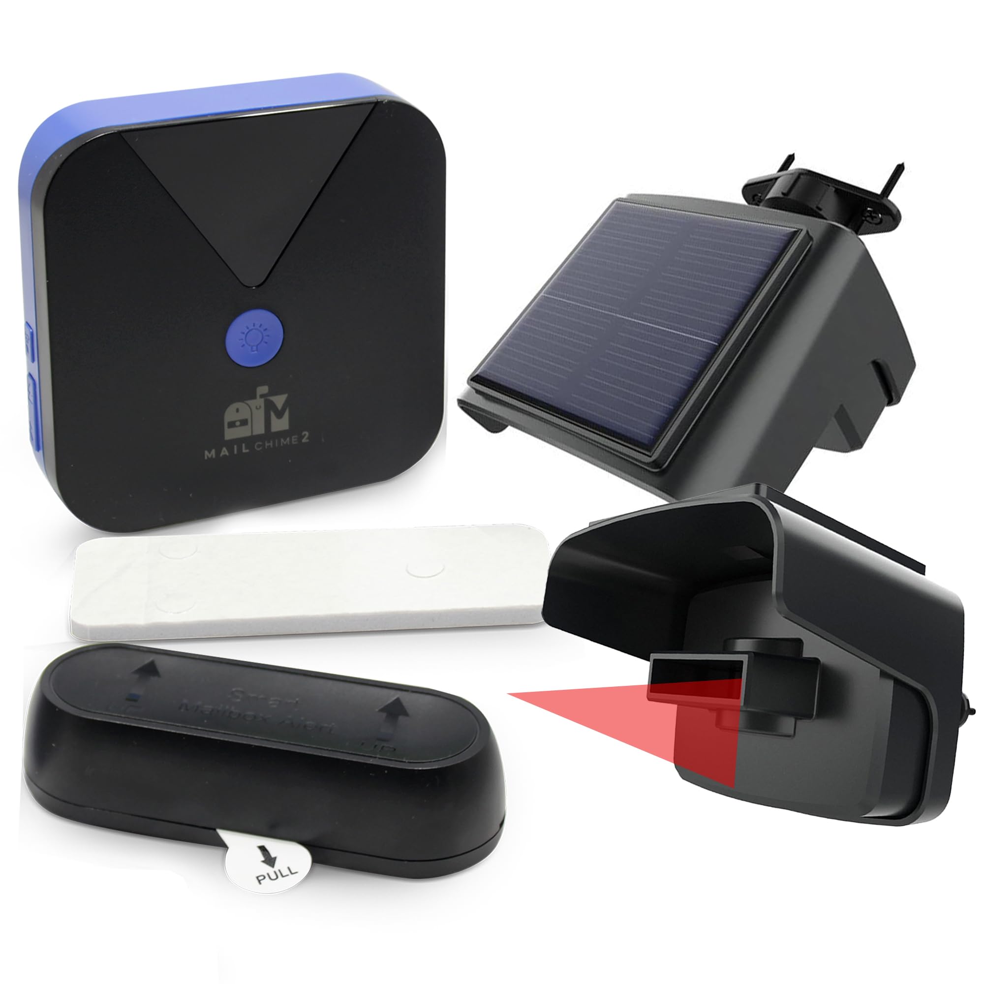 Amazon.com : Mailbox Chime+Driveway Alarm Combo - Mailbox Notification ...