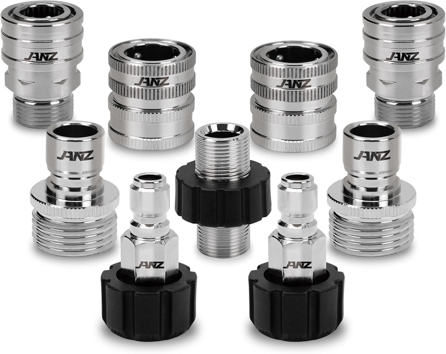 Amazon.com: JANZ Pressure Washer Adapter Set, M22 to 3/8 inch Quick ...