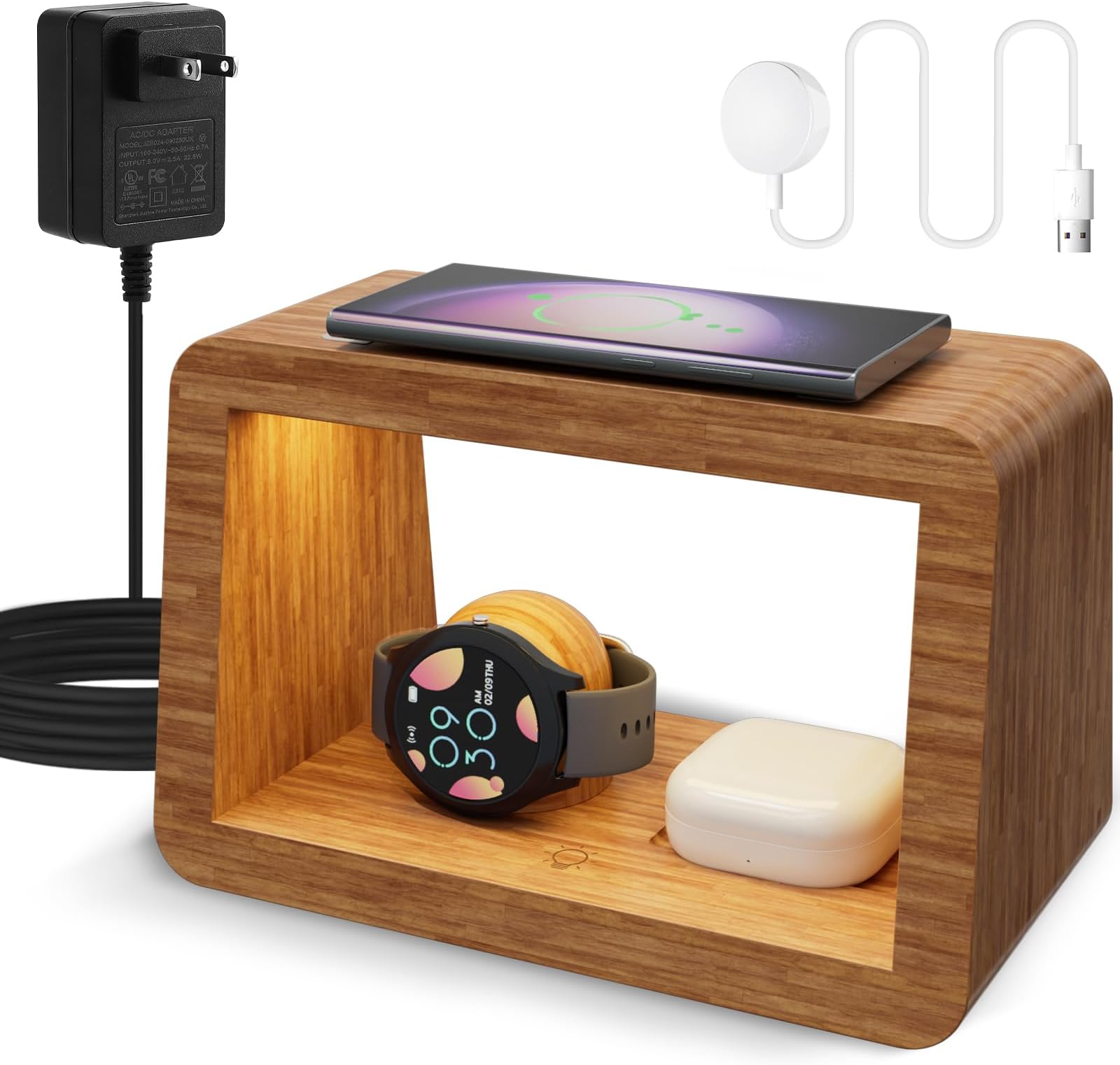 Amazon.com: Oakywood Triple Dock & Charger Compatible with iPhones ...