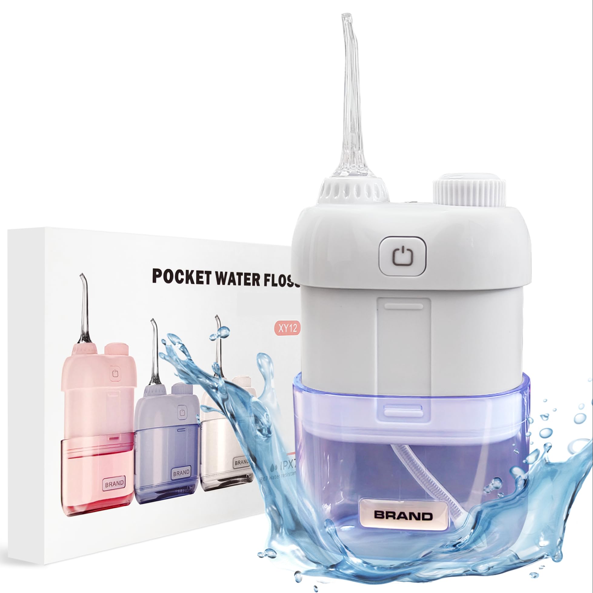 Amazon.com: Dental Water Flosser,Portable Water Flossed Rechargeable ...