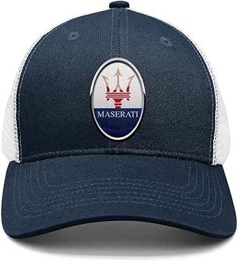 Amazon.com: Maserati-Logo- Unisex Women Camo Flat-Brimmed Hat Six Panel ...
