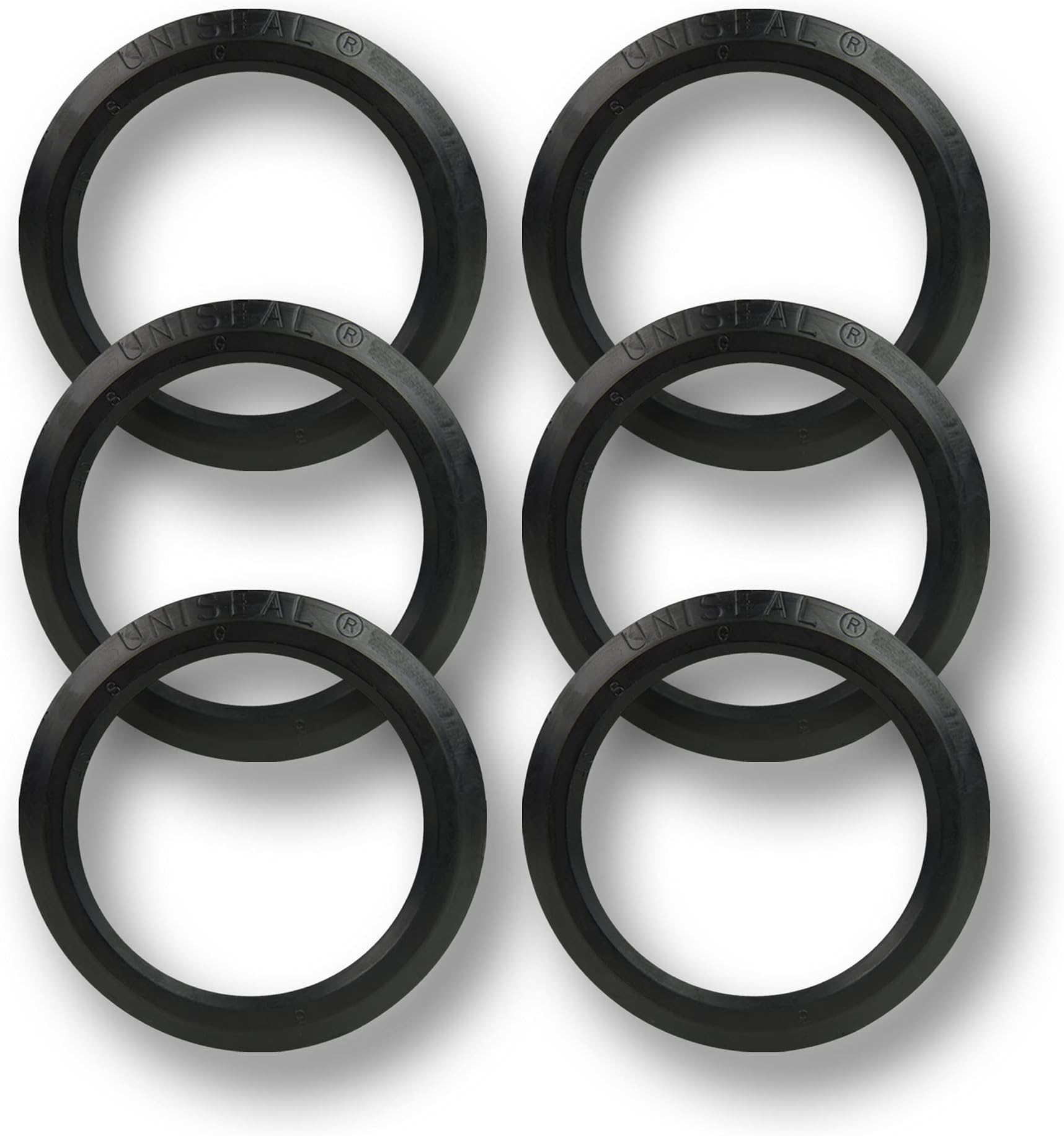 Amazon.com: 6 Pack 3" Flexible Rubber Tank Adapter (Bulkhead), Flexible ...