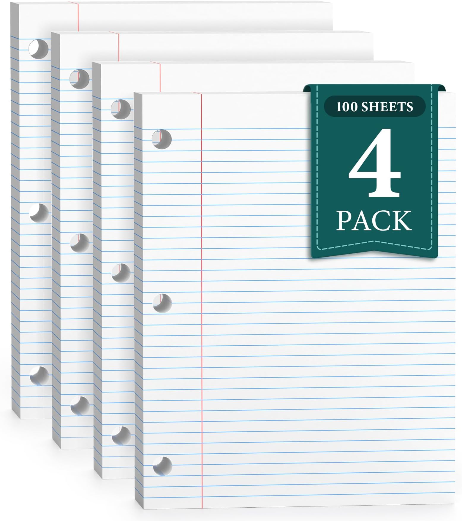 Amazon.com : Oxford Loose Leaf Paper Wide Ruled - 1000 Pack of 8 X 10.5 ...