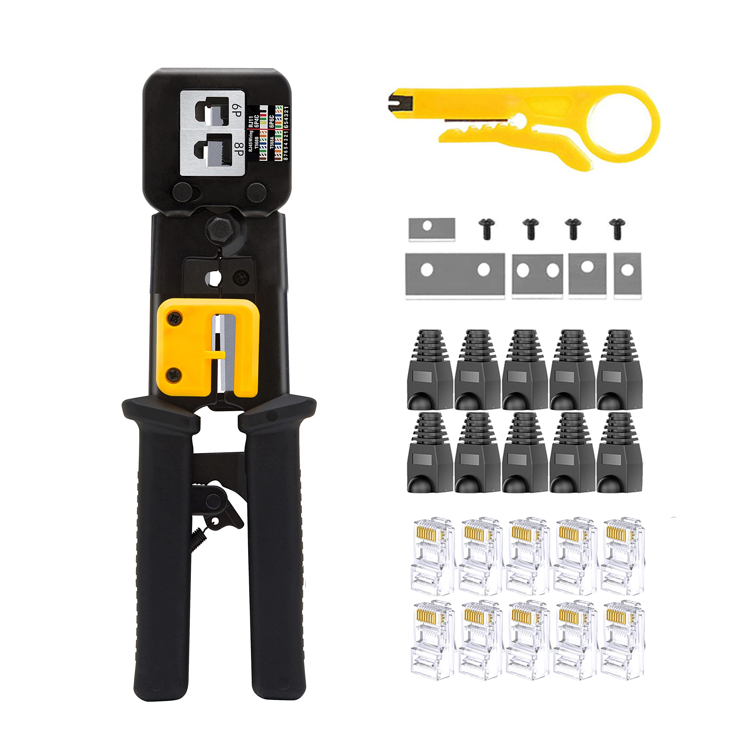 Mayline Rj45 Crimp Tool Crimper Cat5 Cat6 Network Cable Plug | Desertcart INDIA