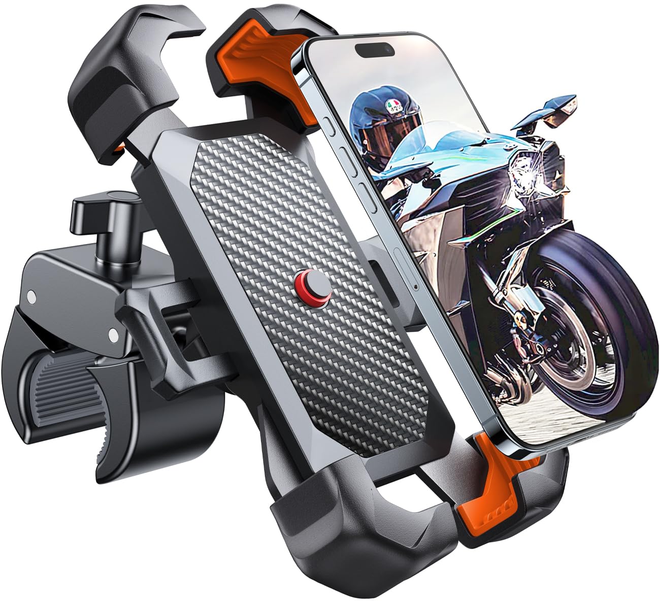 Snapklik.com : JOYROOM Motorcycle Phone Mount, 1s Auto Lock100mph Military Anti-Shake Bike Phone ...