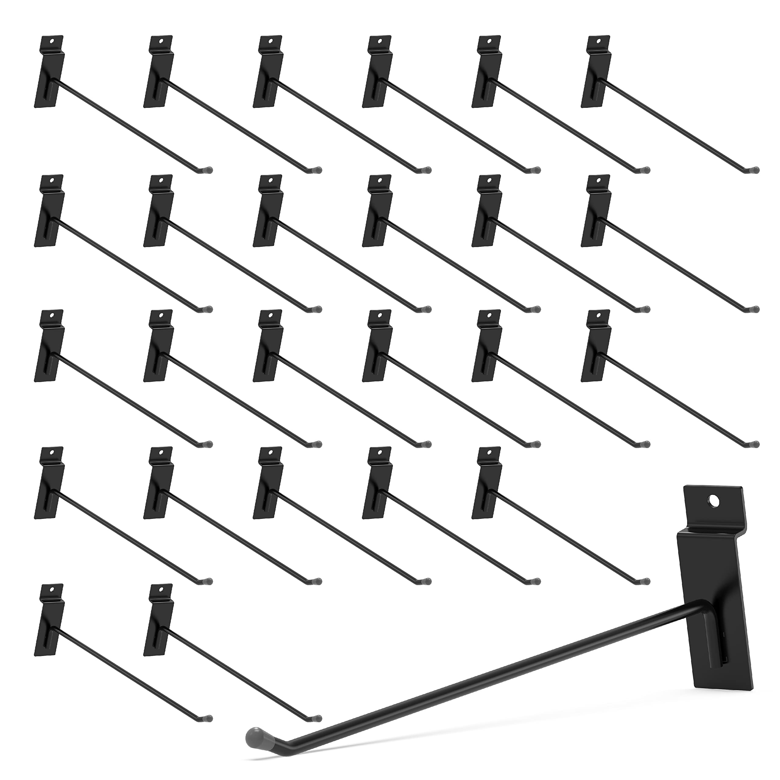 Snapklik.com : POETISKE Slatwall Hooks 32PC 12 Inch, Heavy Duty ...