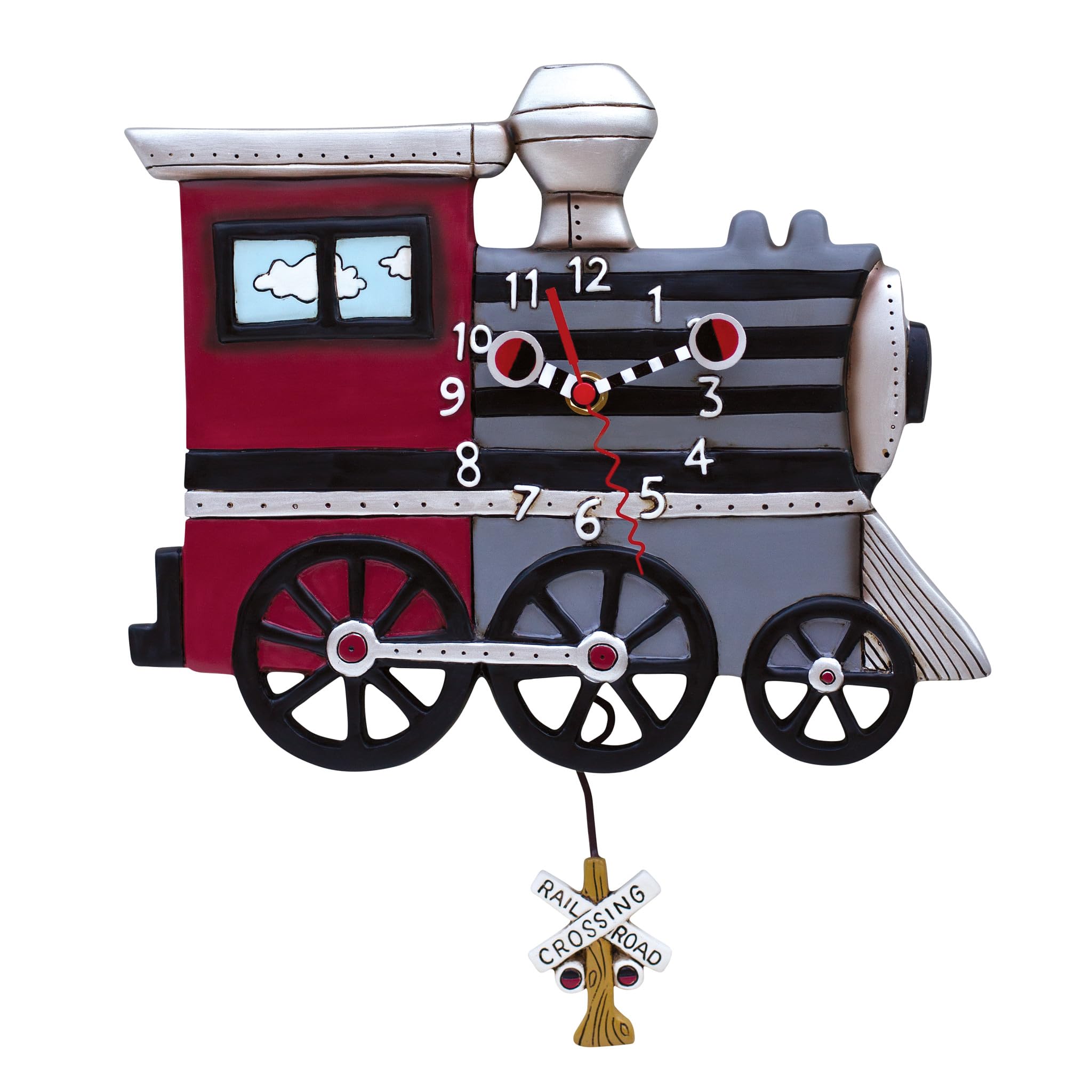 Amazon.com: Allen Designs Enesco Choo Choo Vintage Locomotive Sculpted ...